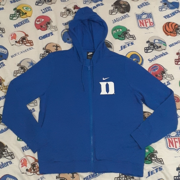 Nike | Tops | Nike Duke Blue Devils Zip Up Hoodie Jacket | Poshmark